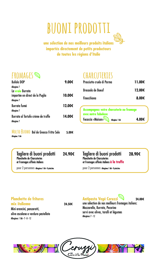 Menu – Ceruzzi