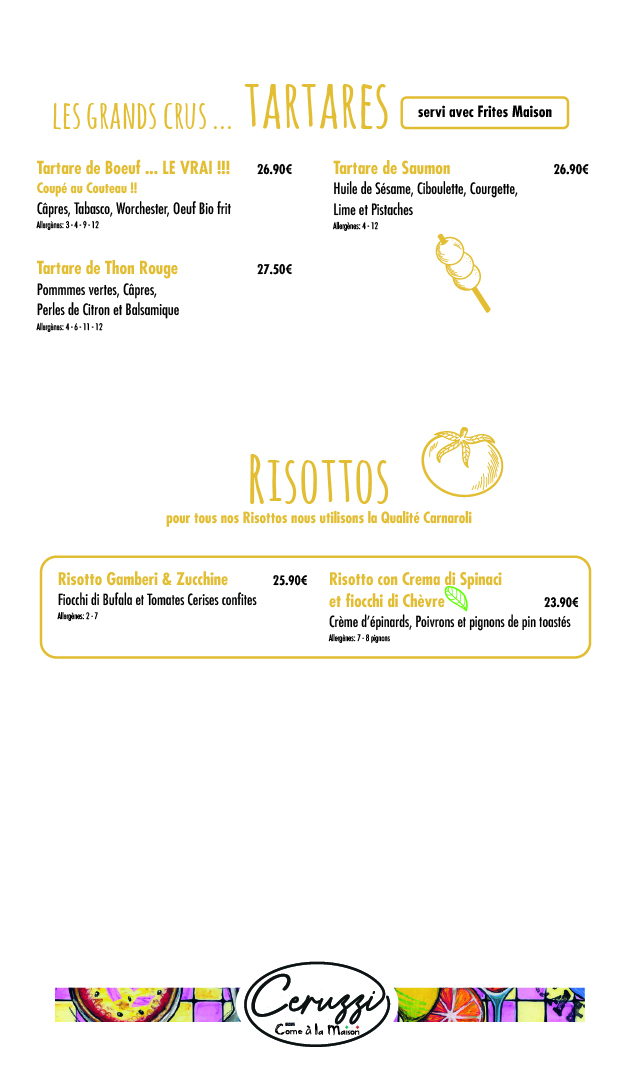 Menu – Ceruzzi