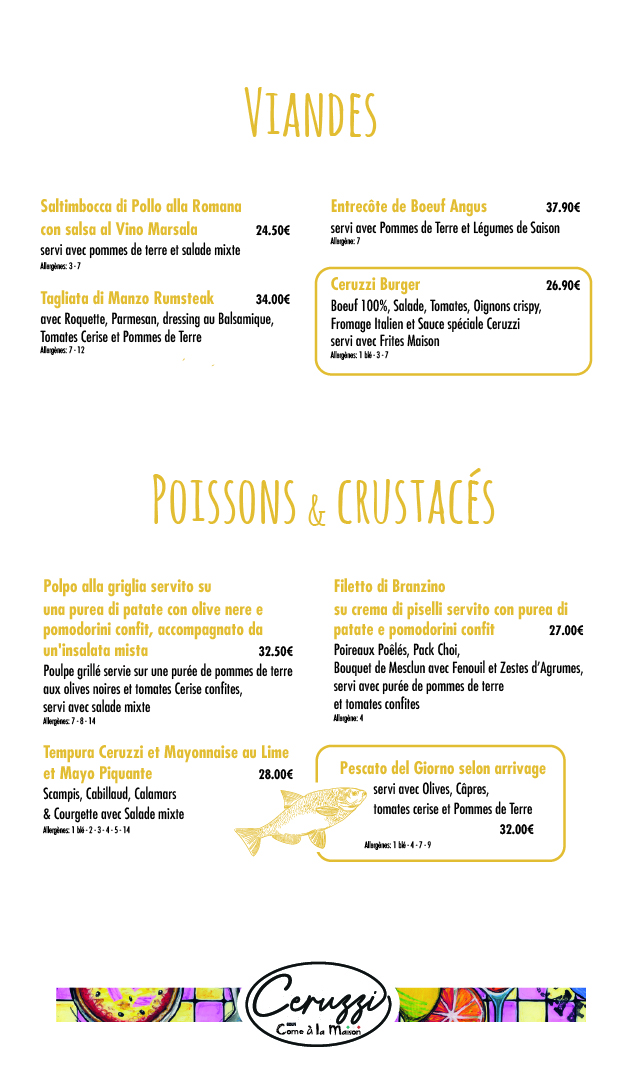 Menu – Ceruzzi