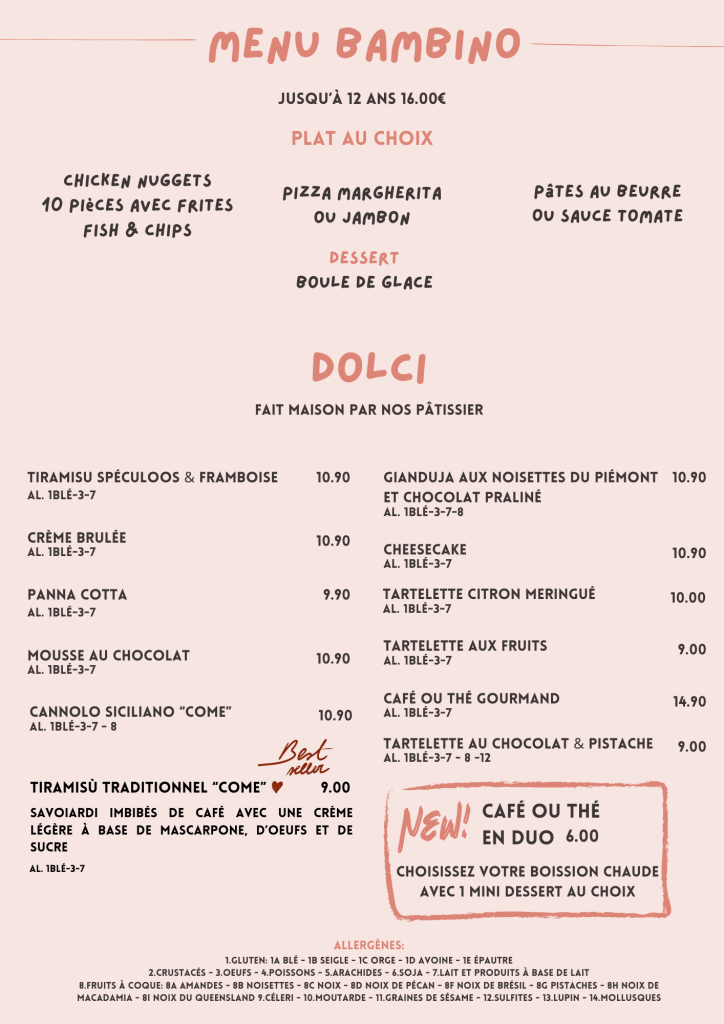 Menu – Ceruzzi
