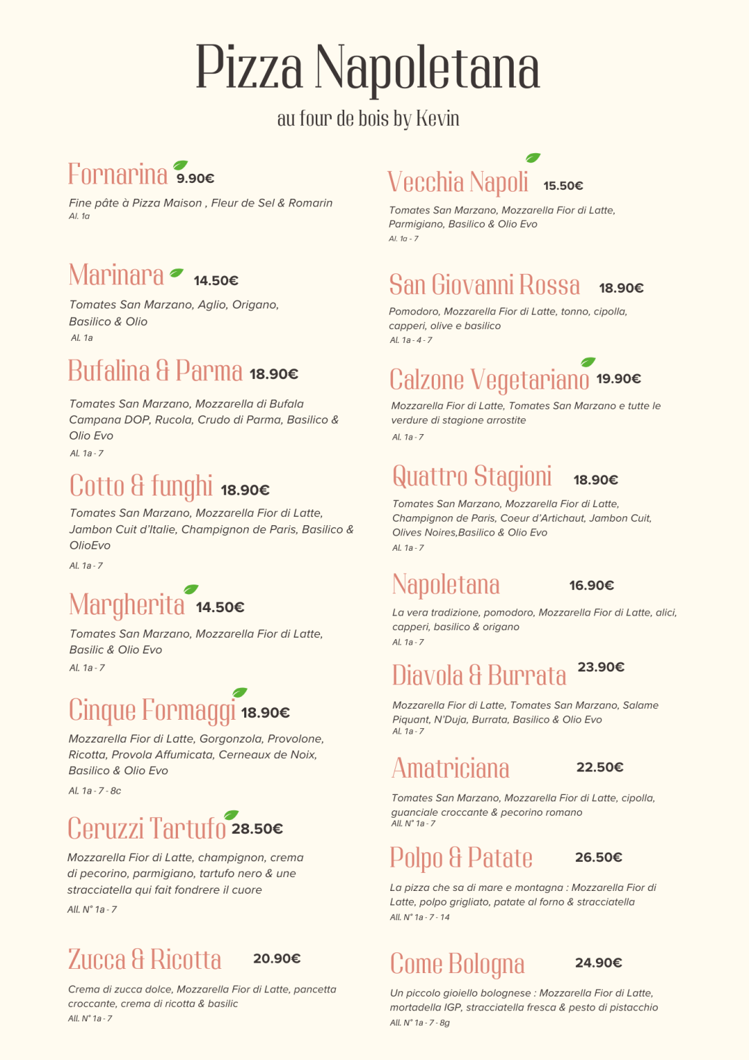 Menu – Ceruzzi