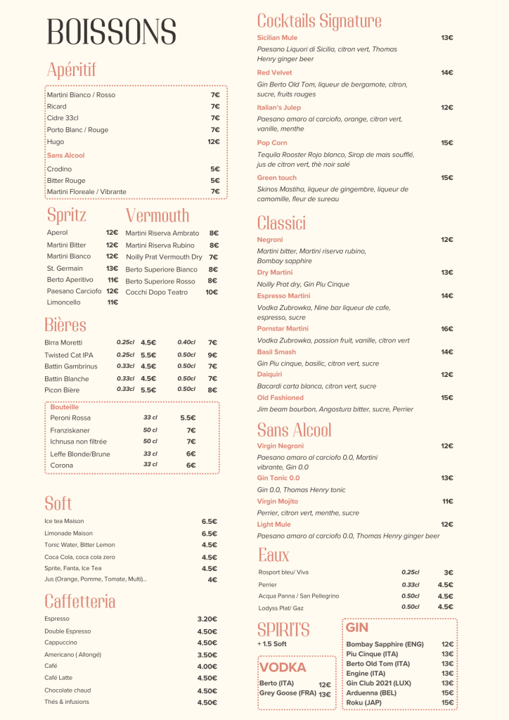 Menu – Ceruzzi